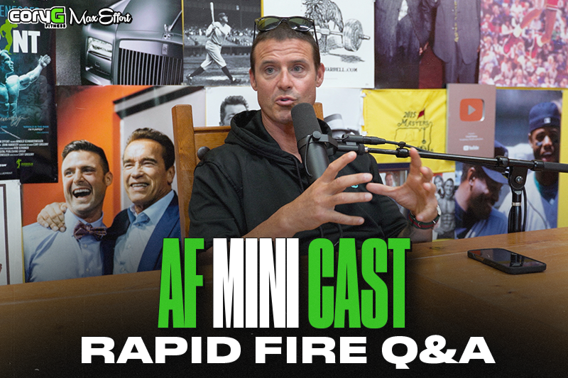 Rapid Fire Q&A | THE AF MINI-CAST - CoryG Fitness